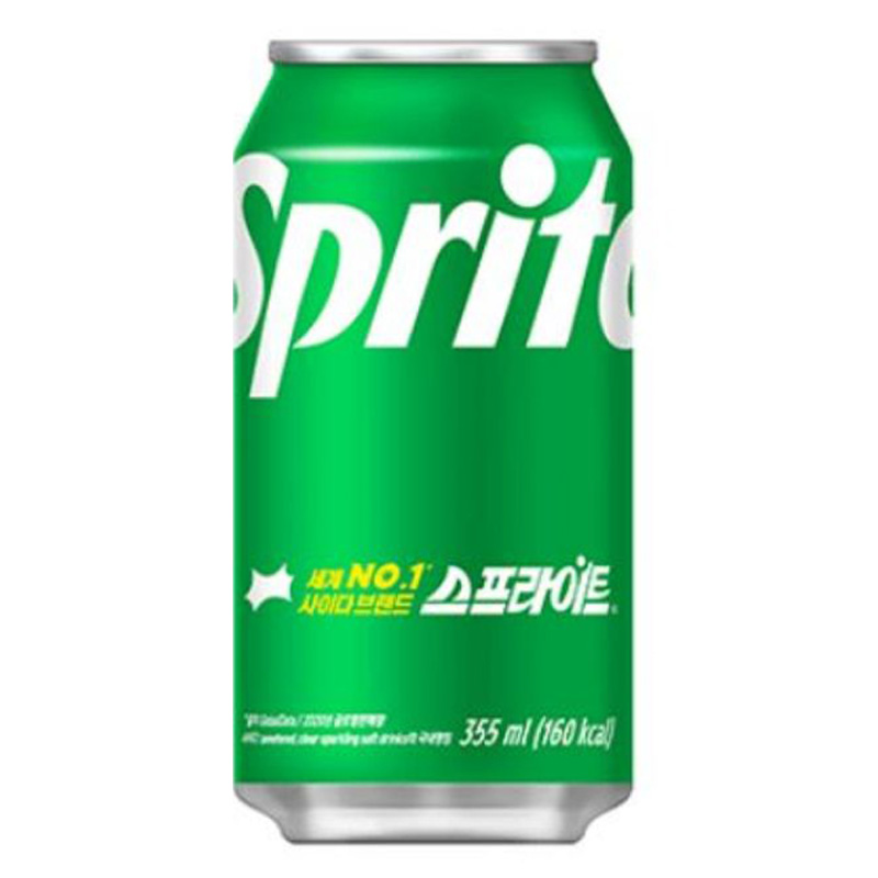 스프라이트 사이다(일반용 355ml*24EA/BOX) [원산지: 상세설명참조] | 식봄