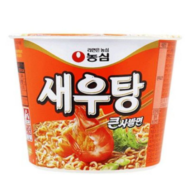 농심 새우탕(큰사발면 115g*16EA/BOX) [원산지: 상세설명참조] | 식봄