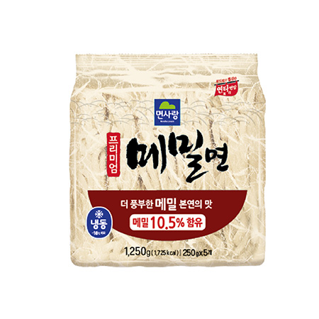면사랑 메밀면(250g*5입 1.25Kg/EA) - 최저가 사업자 식자재 | 식봄