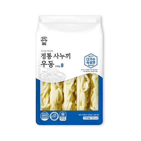 동성식품 사누끼우동면(230g*5개입 1.15Kg/EA)x8 냉동면 - 최저가 사업자 식자재 | 식봄