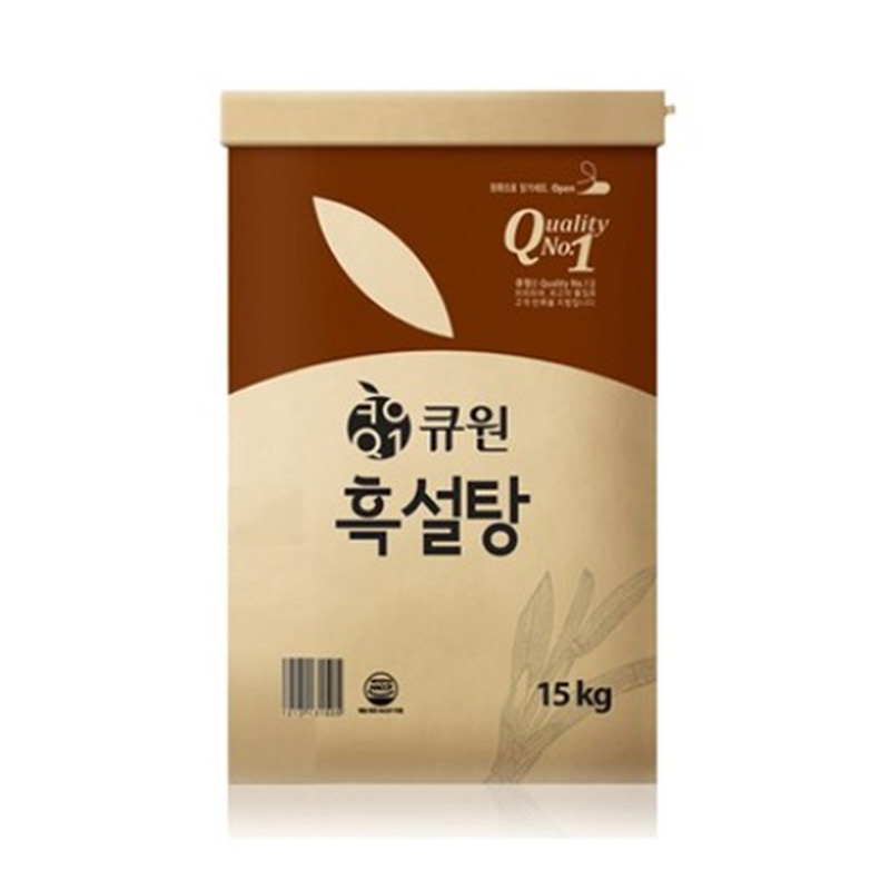 큐원 흑설탕(15Kg/EA) - 최저가 사업자 식자재 | 식봄