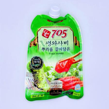 움트리 생705 생와사비 700g / 고추냉이 냉동 회 연어 광어 참치 삼겹살 소고기 - 15,500원 - 식봄