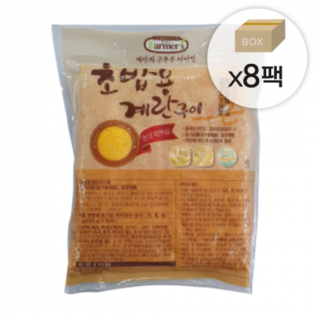 초밥용 계란말이 1박스8kg (1kgx8팩) 통 계란구이 파머스 - 79,600원 - 식봄