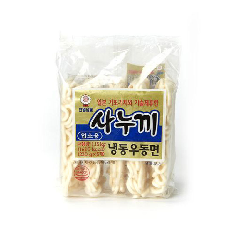 천일식품 사누끼우동면(230g*5입 1.15Kg/EA) | 식봄
