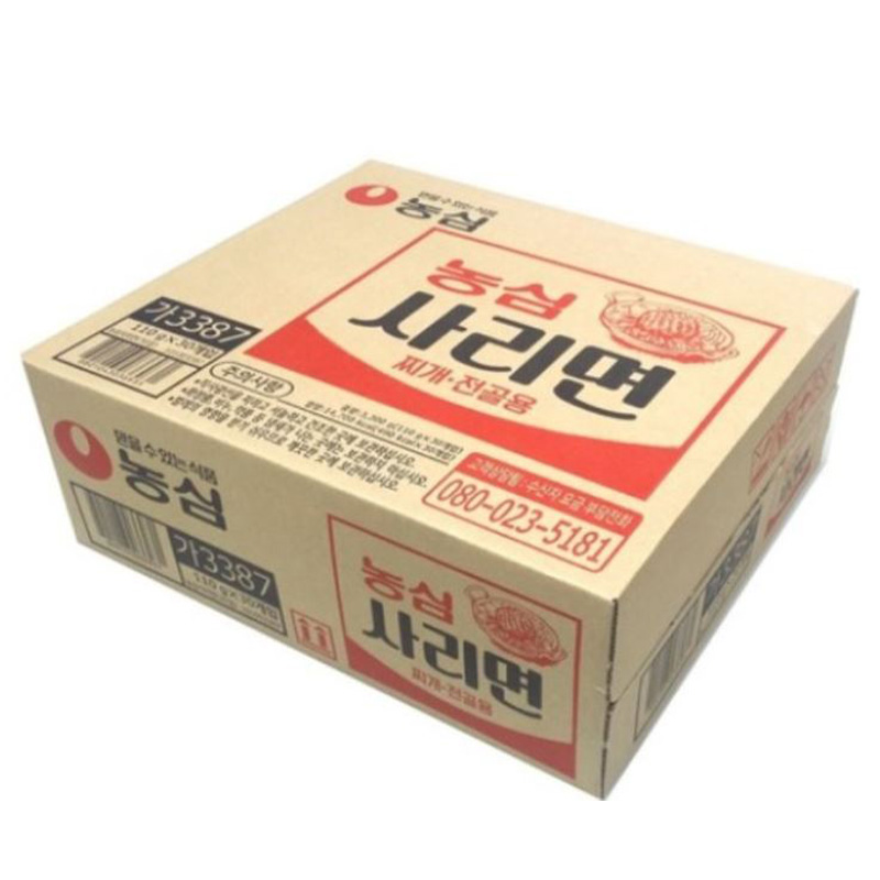 농심 사리면(실온 CJ프레시웨이전용 110g*30EA/BOX) - 8,090원 - 식봄
