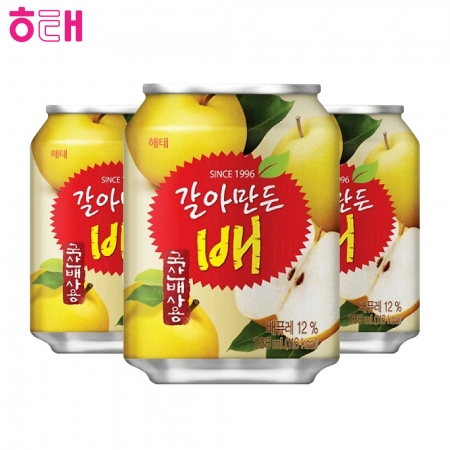 해태 갈아만든배 238ml 72개 - 37,700원 - 식봄